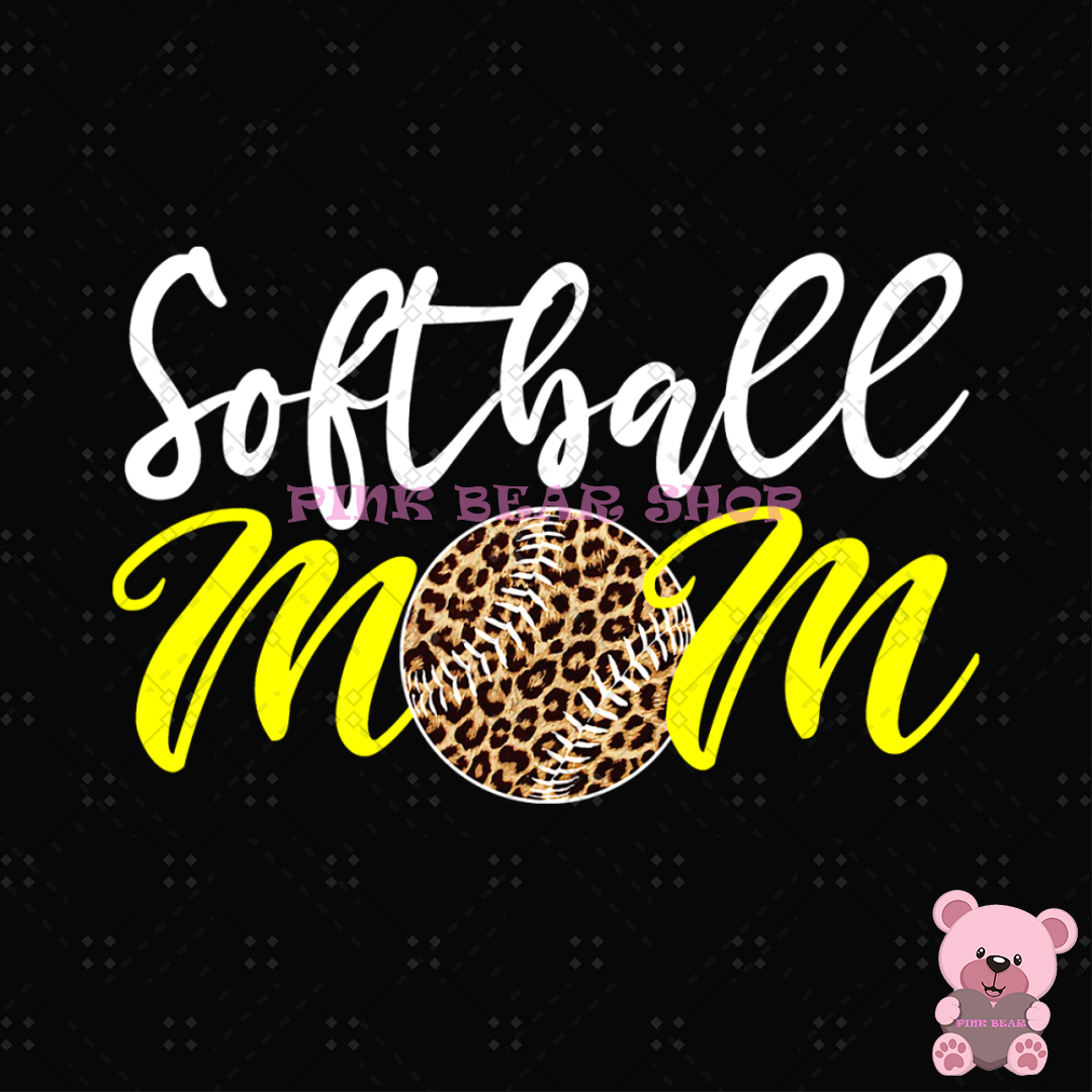 Softball Mom Leopard Full Print Sport PNG, Mothers Day Png, | Inspire ...