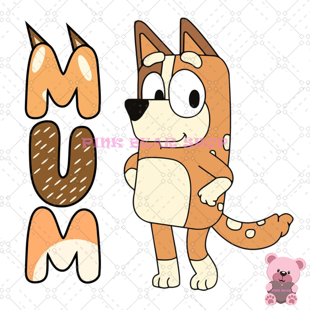 Chilli Heeler Bluey Mum SVG, Disney Svg ,Disney Mickey SVG , | Inspire ...