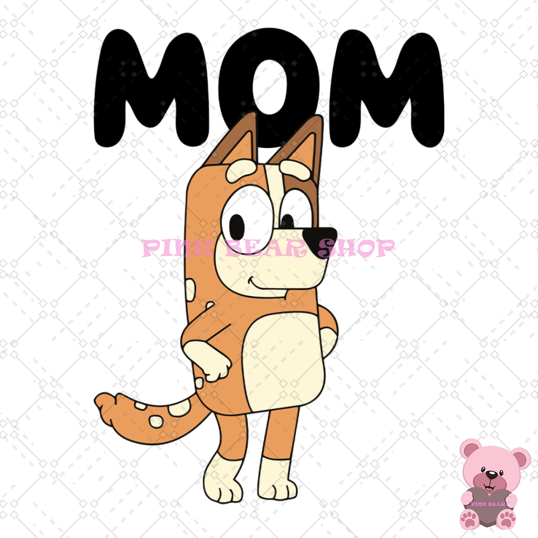 Chilli Heeler Bluey Mom SVG, Disney Svg ,Disney Mickey SVG , | Inspire ...
