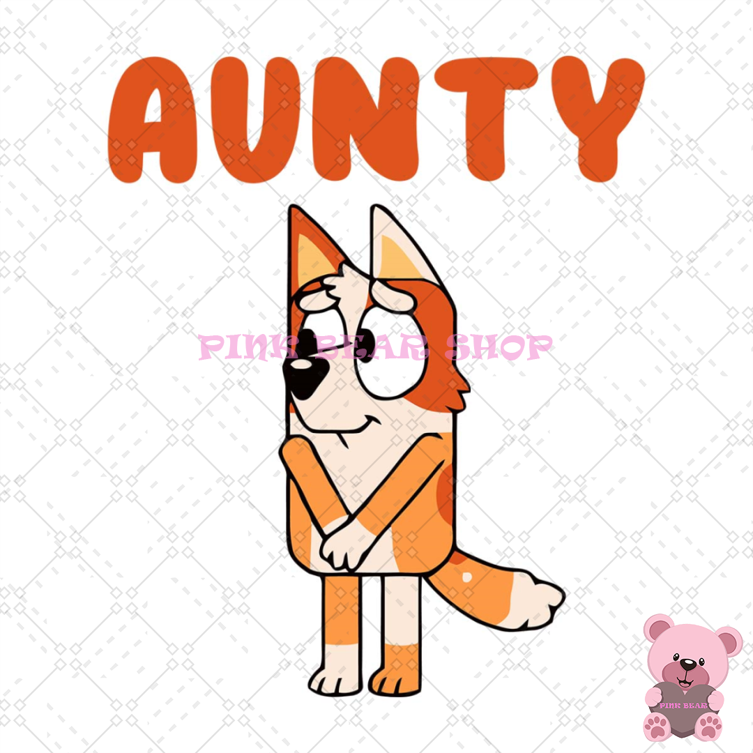 Bluey and Bingo Aunty Brandy SVG, Disney Svg, Disney Mickey | Inspire ...