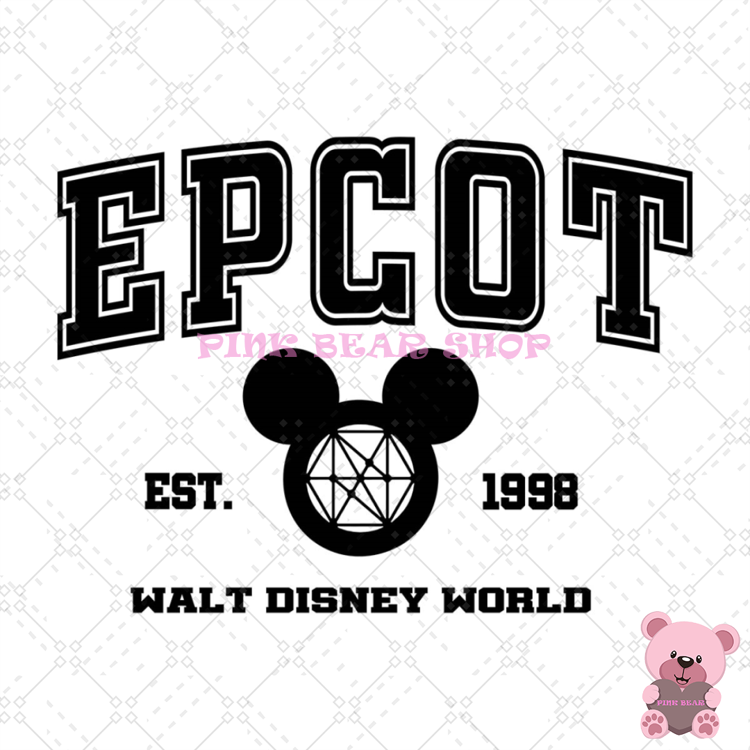 Walt Disney Epcot World Est 1998 SVG, Disney Svg, Disney Mic | Inspire ...
