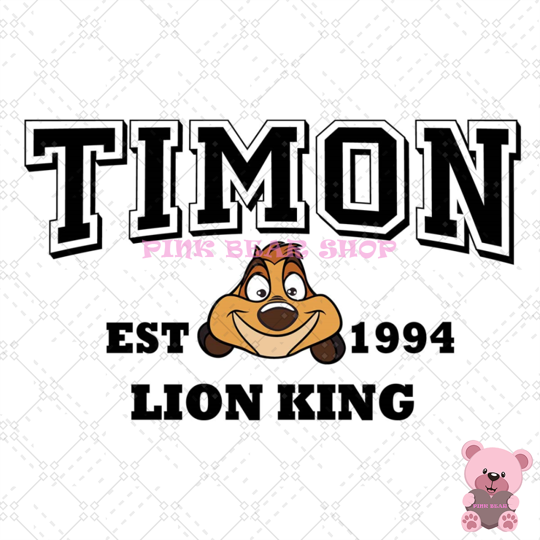 Timon The Lion King Est 1994 PNG, Disney PNG, Disney Mickey | Inspire ...