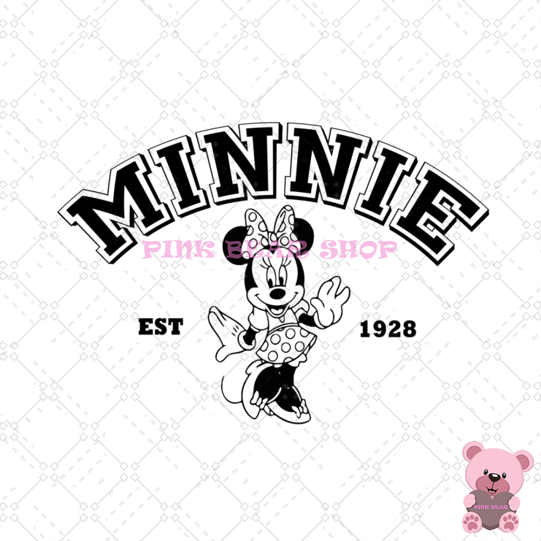 Disney Minnie Mouse Est 1928 PNG, Disney PNG, Disney Mickey | Inspire ...