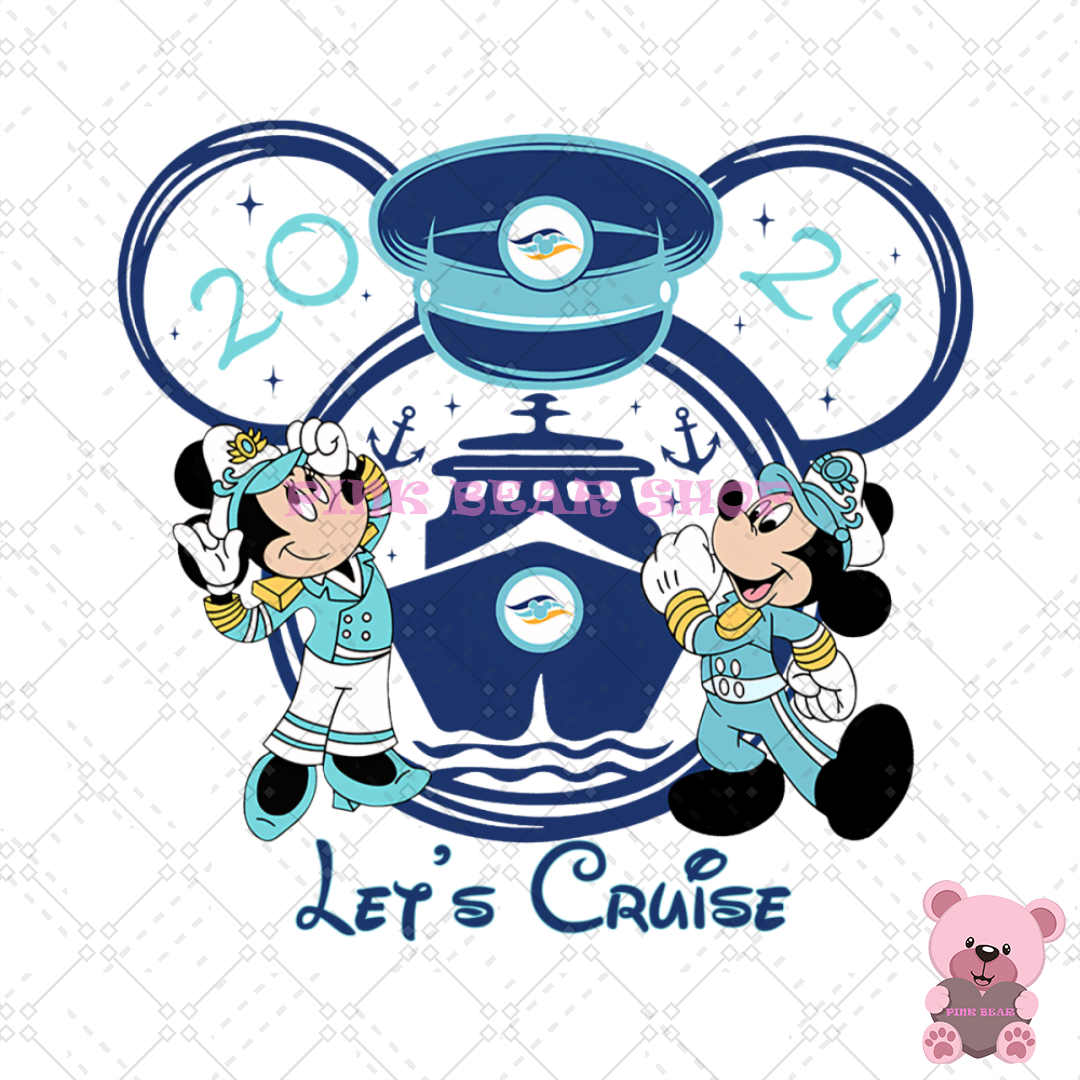 Mickey Minnie Mouse Ship Let Cruise 2024 PNG, Disney PNG, Di | Inspire ...