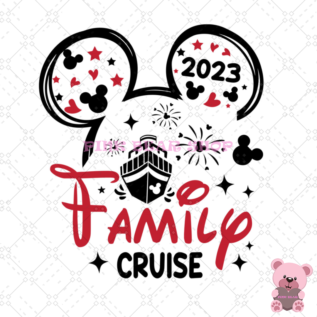 Mickey Mouse Disney Family Cruise Ship SVG, Disney Svg, Disn | Inspire ...