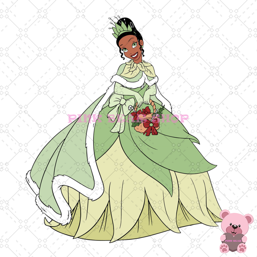 Christmas Costume Princess Frog Tiana SVG, Disney Svg, Disne - Inspire ...