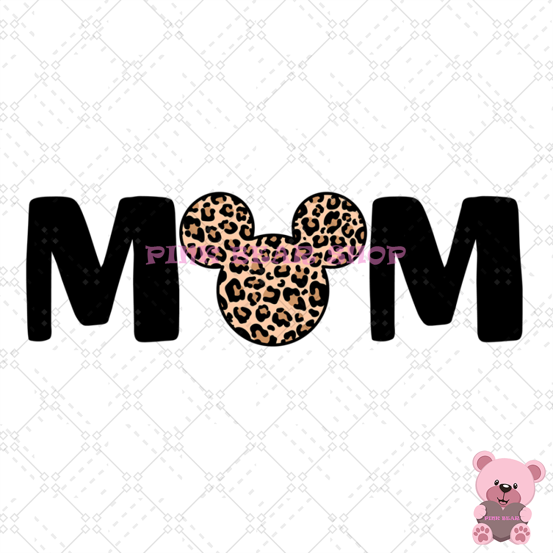 Disney Mom Leopard Minnie Head SVG, Disney Svg, Disney Micke | Inspire ...