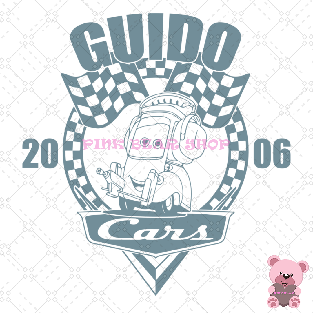 Disney Checkered Cars Racing Guido Est 2006 SVG, Disney Svg, | Inspire ...