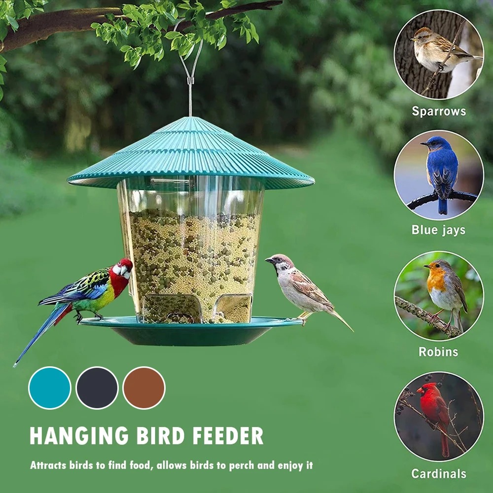 Bird Feeder Automatic Foot Feeding Tool - Hanging Nut Feedin - Inspire ...