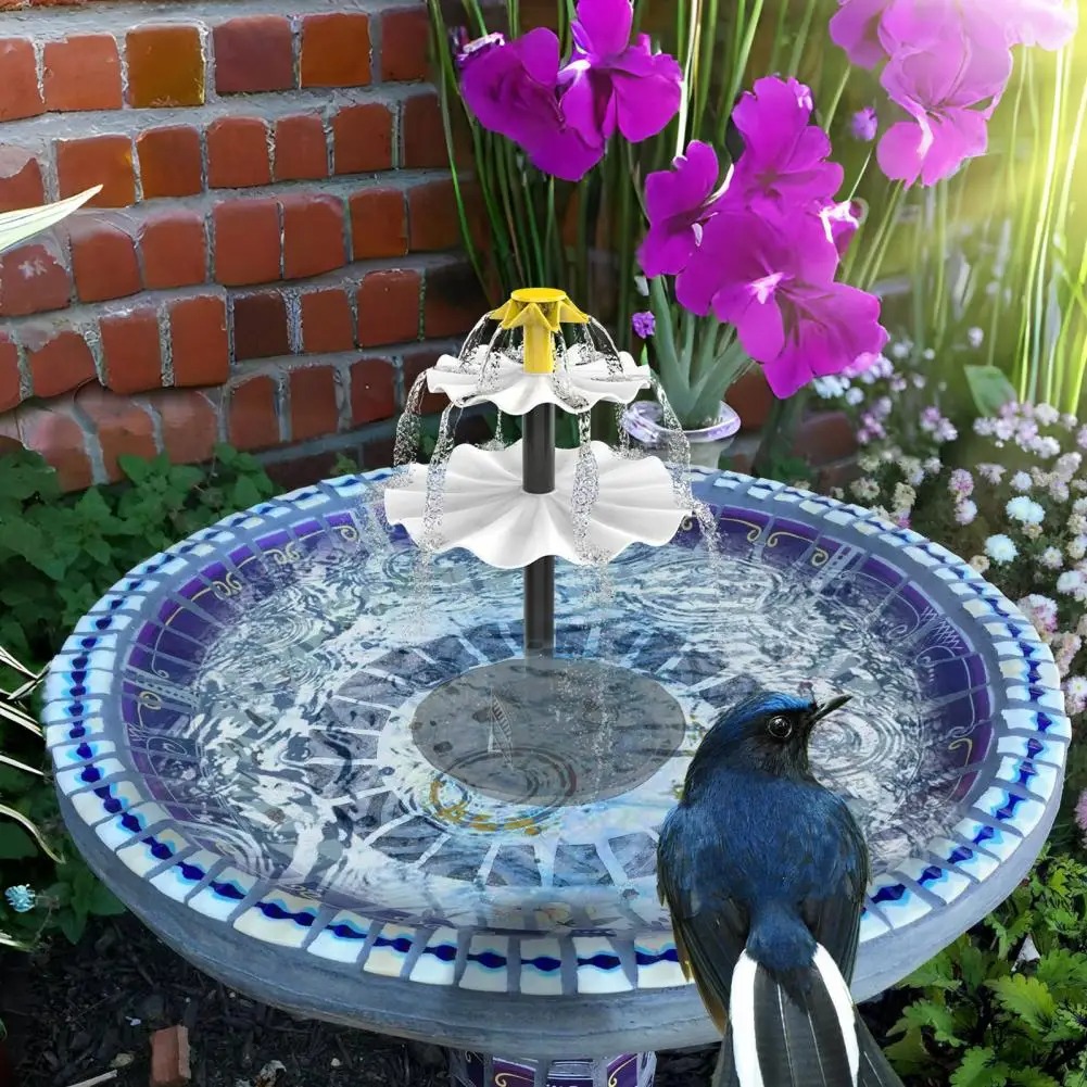 Pump Solar Powered Glass Panel Bird | Inspire Uplift