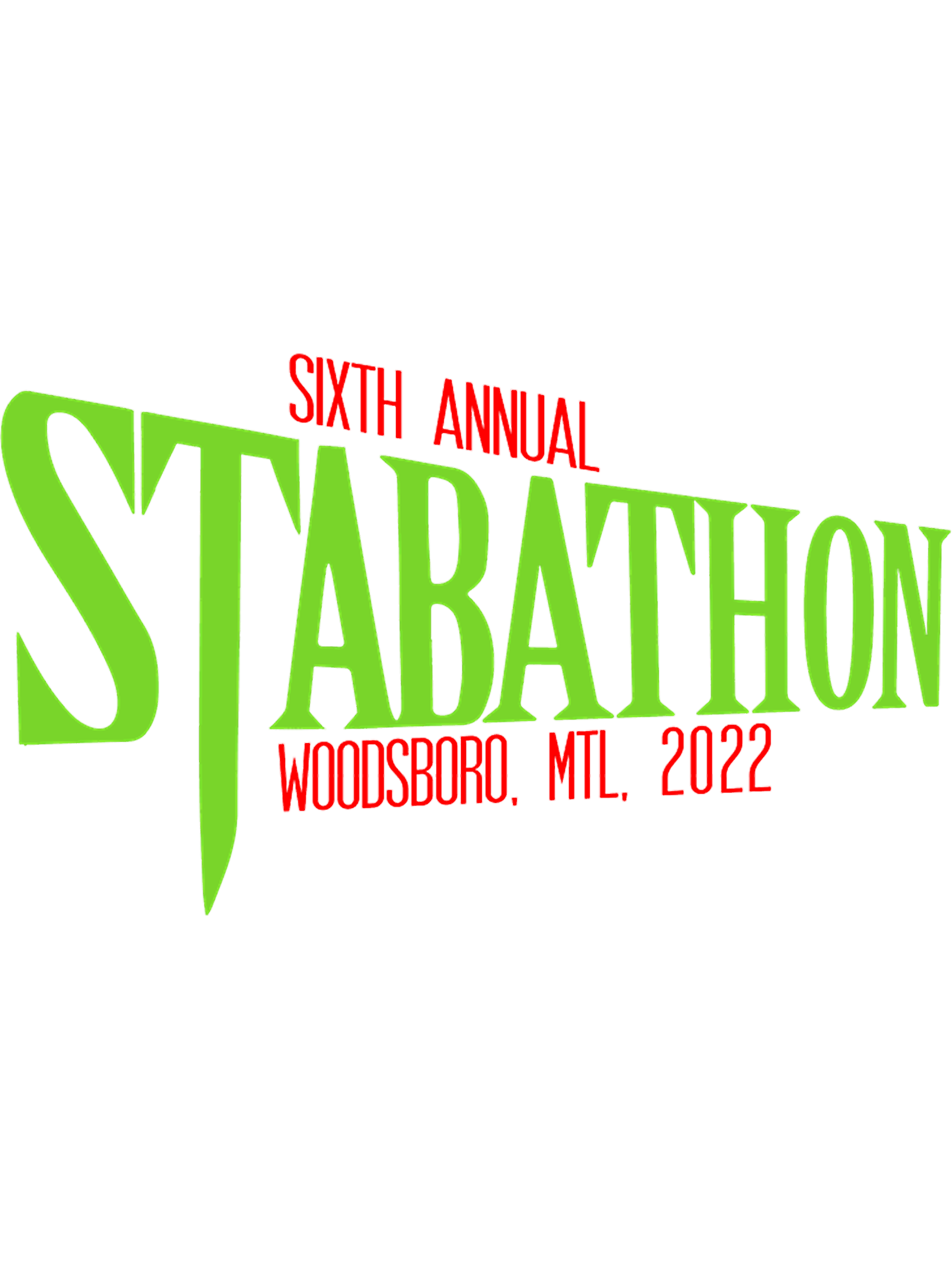 SCREAM VI Stabathon Logo Scream 6 | Inspire Uplift