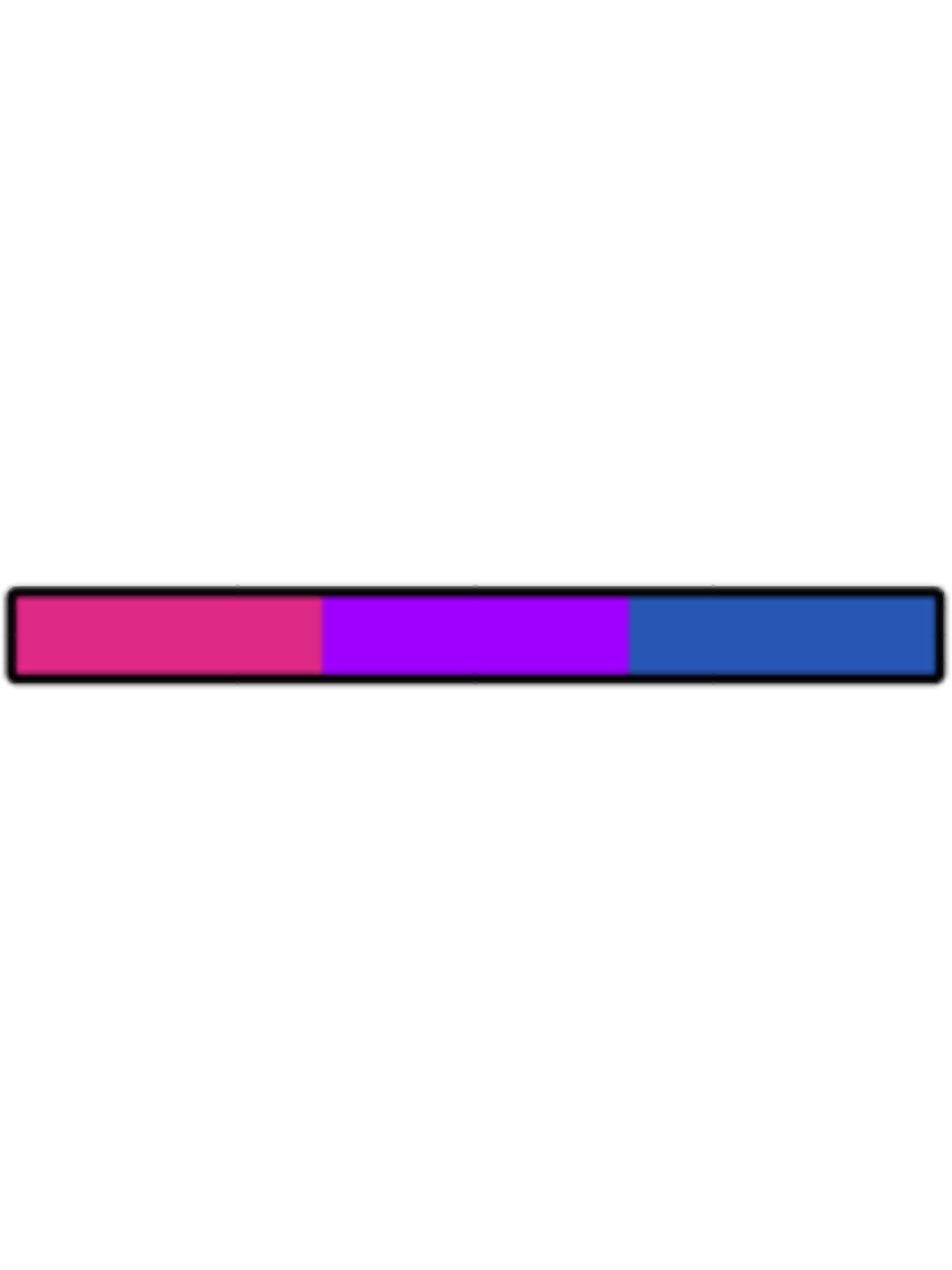 Subtle Bisexual Pride Flag Strip | Inspire Uplift