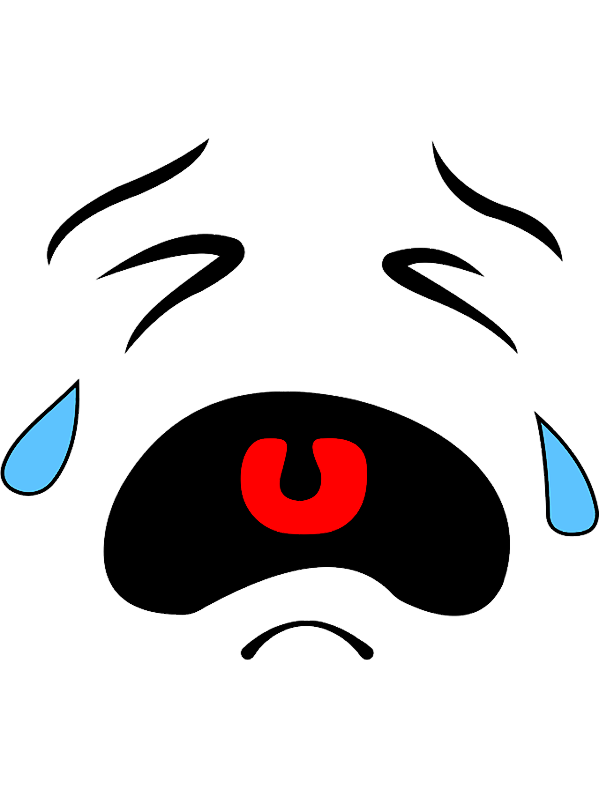 Comic characters Emoji Emoticon Face Holiday Sad Silhouette - Inspire ...