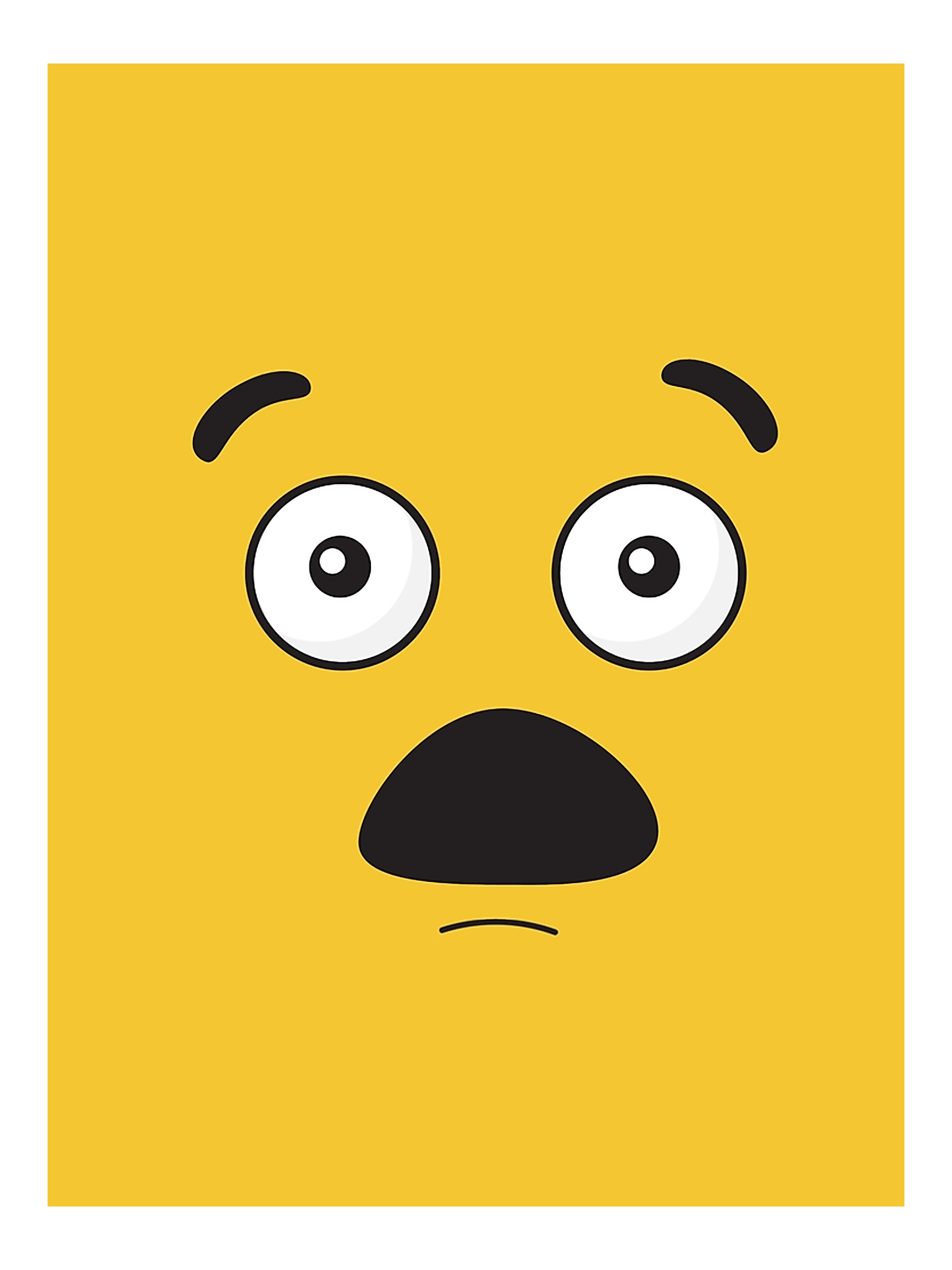 Funny Emoji Smiley Wow Face Emoji Graphic - Inspire Uplift