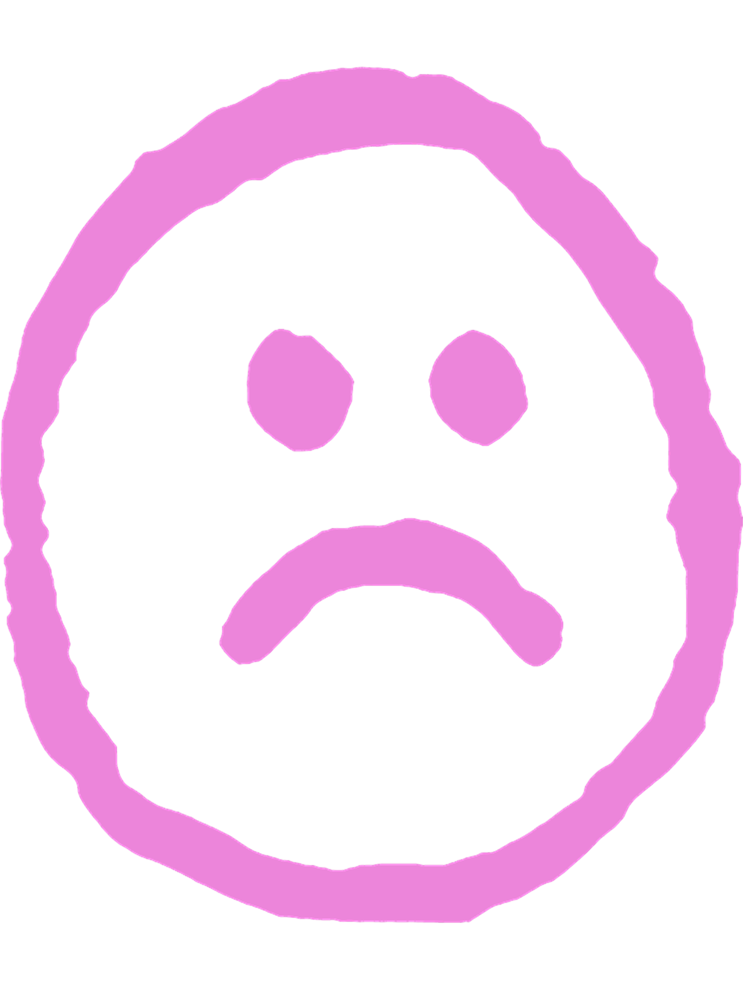 Pink Sad Face Lot (2) HAPPY SAD FACE 1 1/2" X 1 1/2" Band Logo