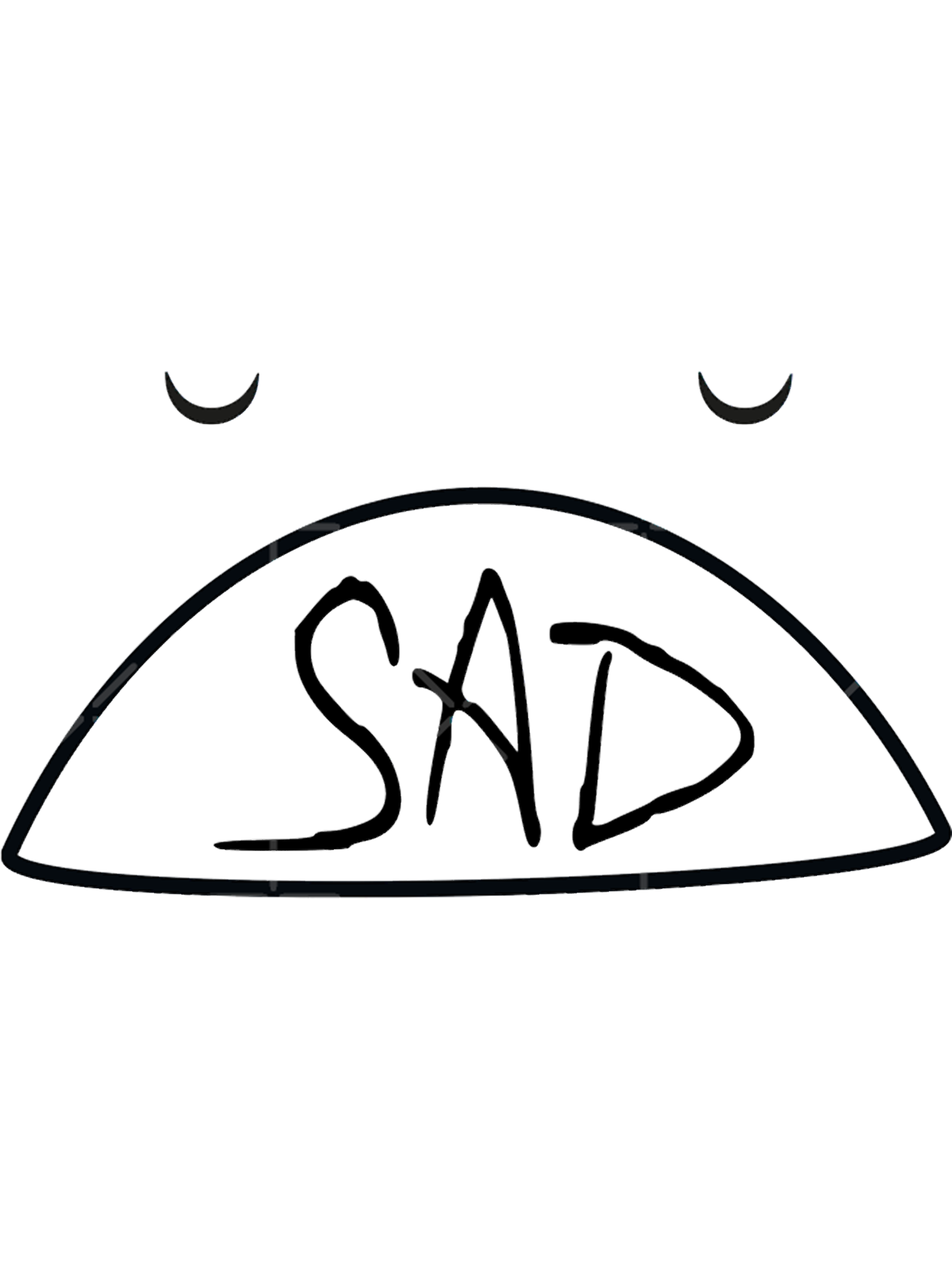 sad face clipart - Inspire Uplift