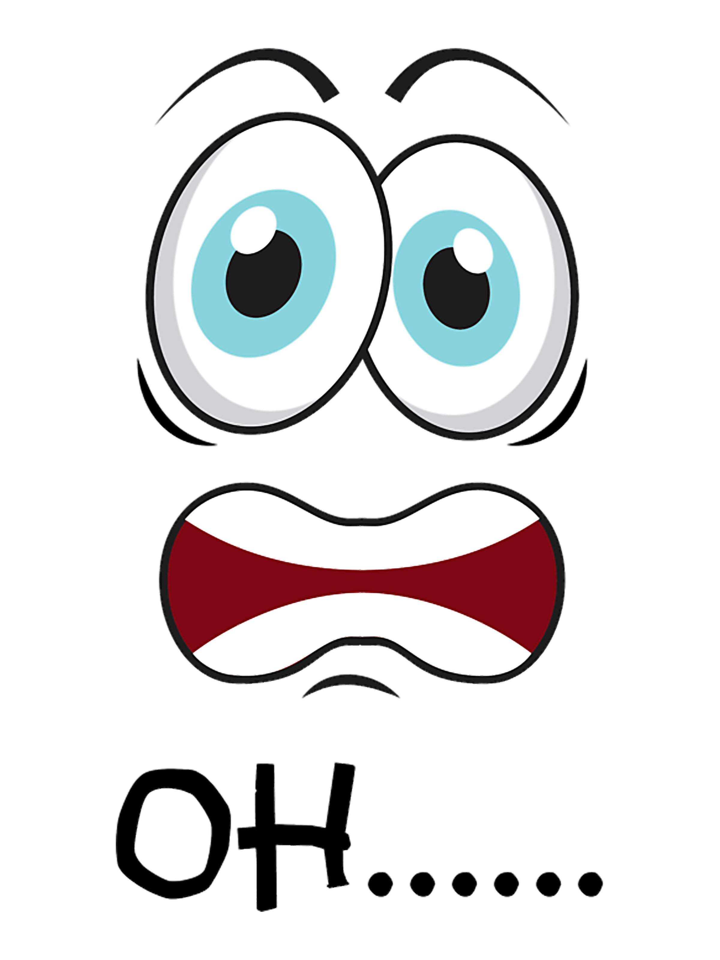 Scared Face Emoji Impudent Emoji Impertinent Emoji insolent - Inspire ...