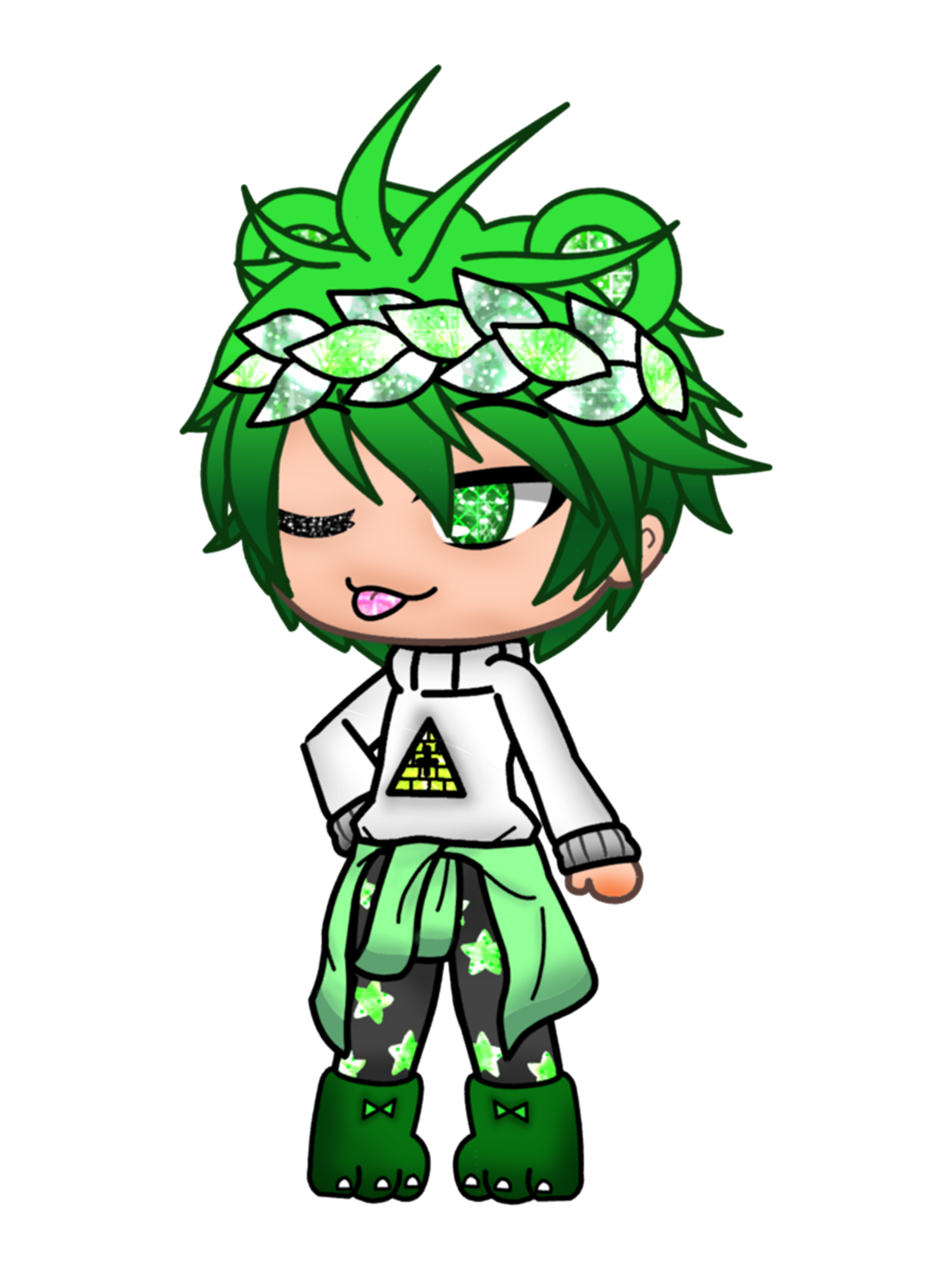Green Gacha Character | Inspire Uplift
