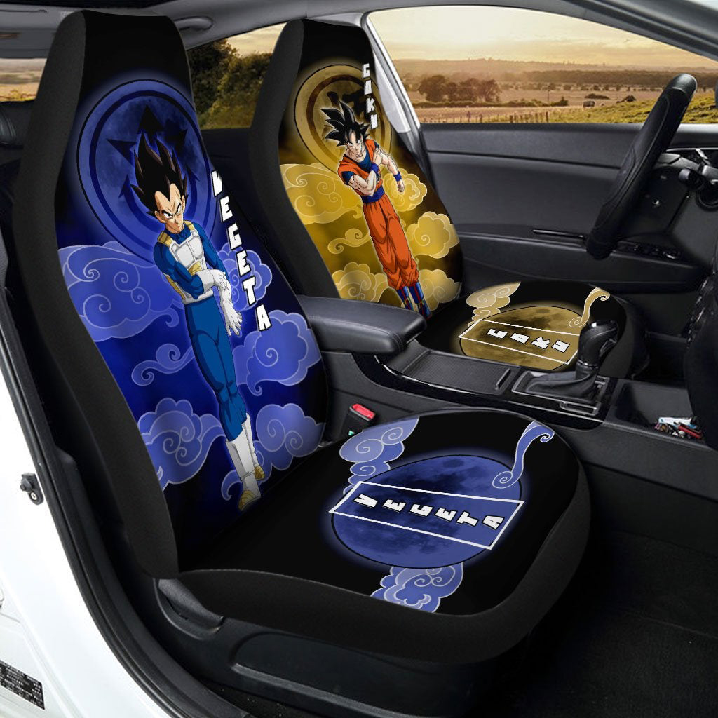 Vegeta And Goku Car Seat Covers Custom Dragon Ball Anime Car | Inspire ...