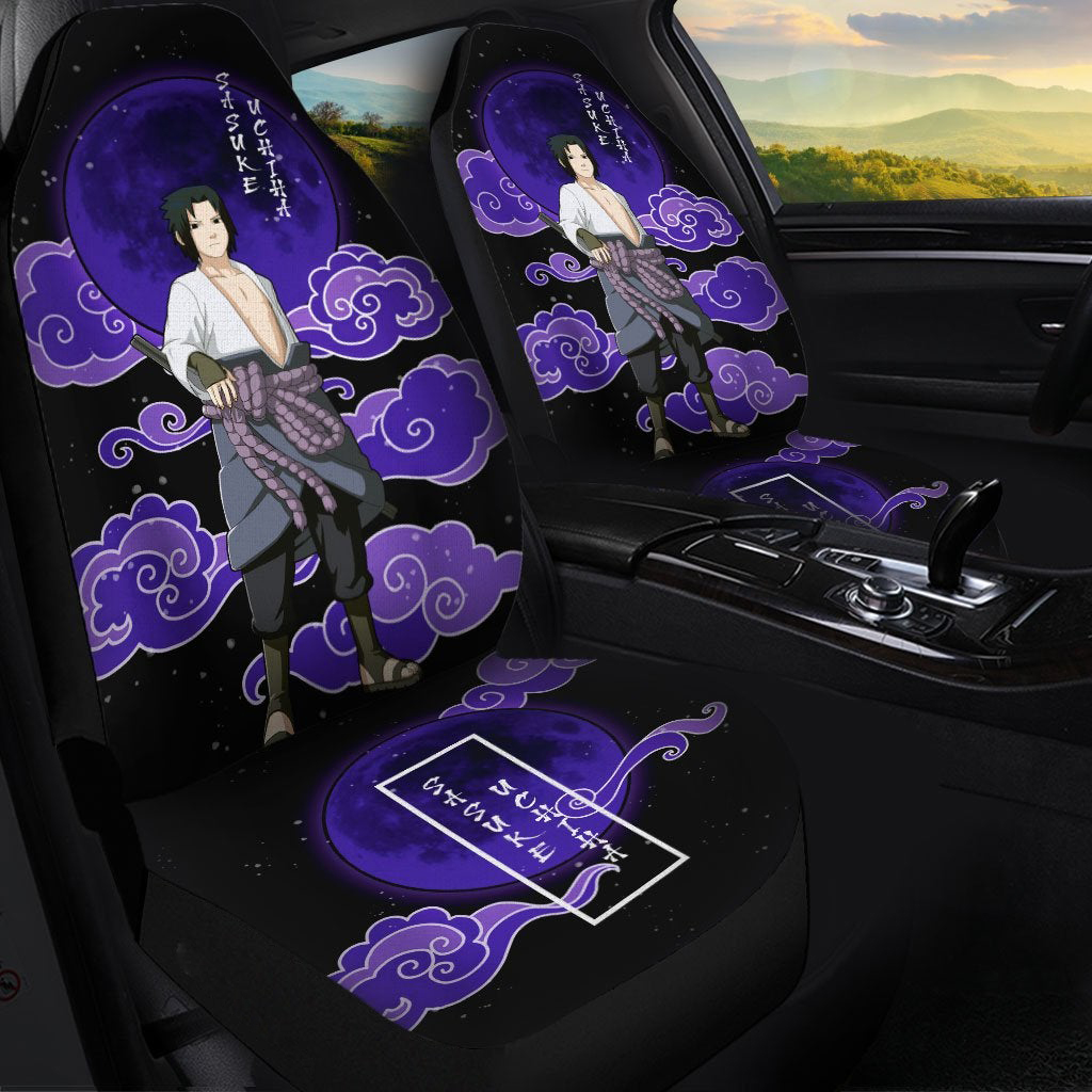 Uchiha Sasuke Car Seat Covers Custom Naruto Shippuden Anime | Inspire ...