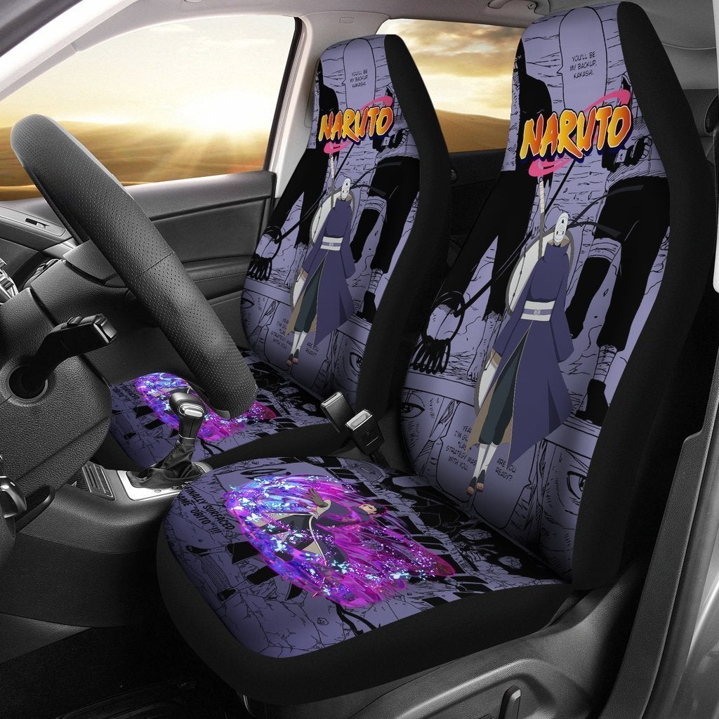 Uchiha Obito Car Seat Covers Custom Manga Anime Naruto Car A - Inspire ...