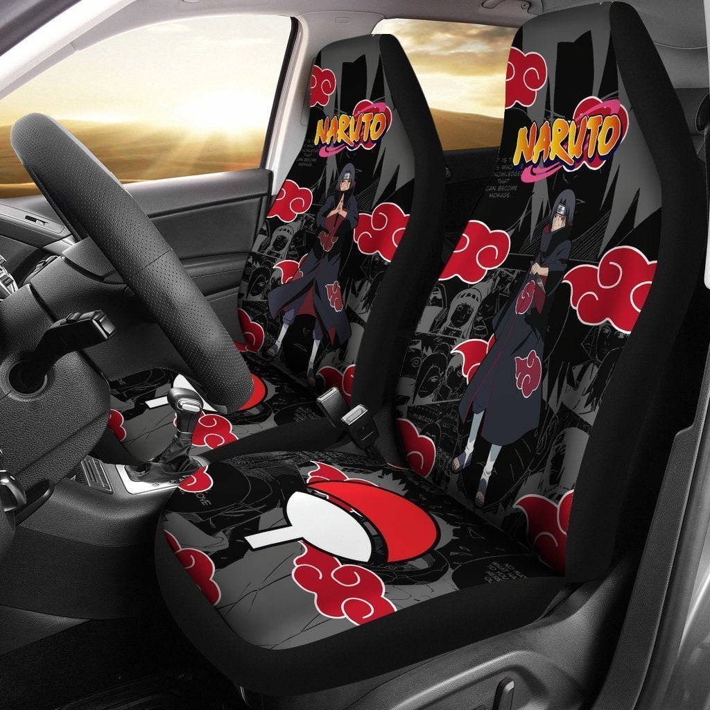 Uchiha Itachi Akatsuki Car Seat Covers Custom Naruto Anime C - Inspire ...