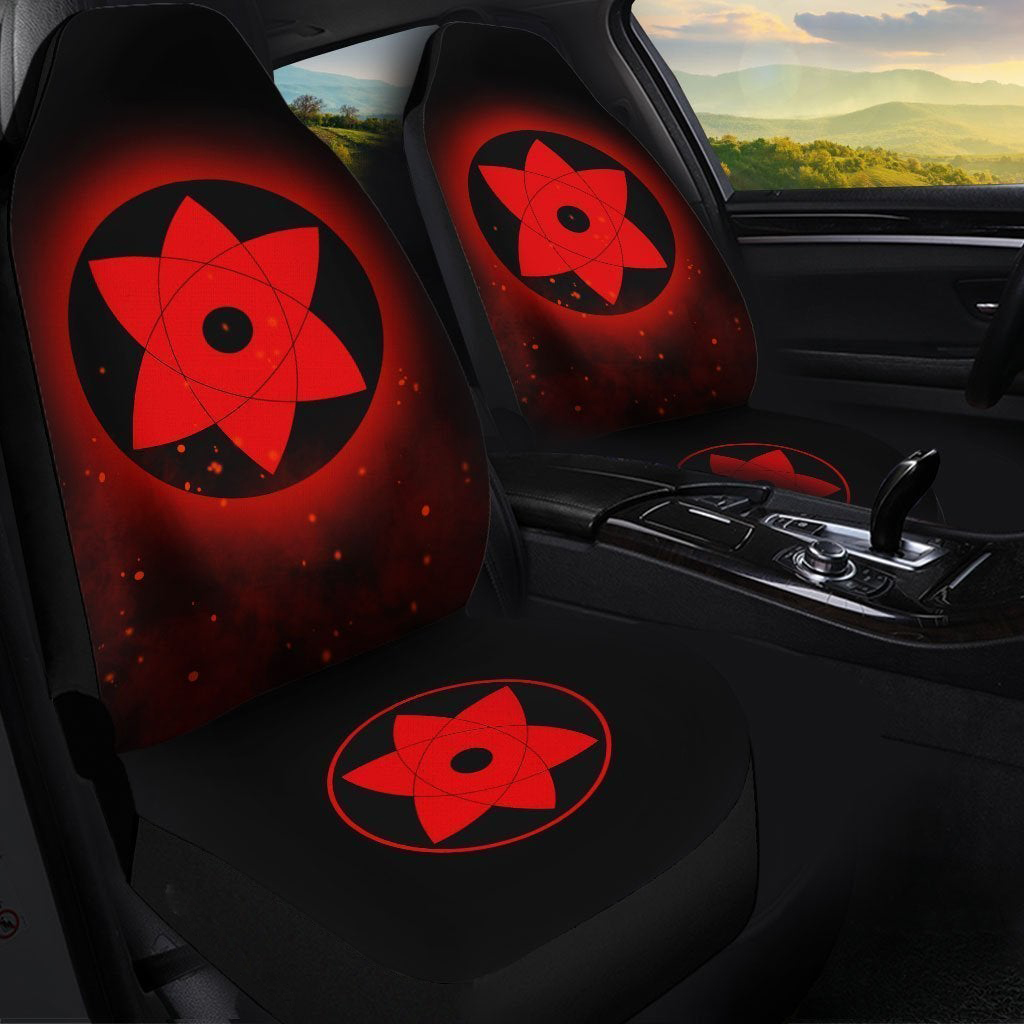 Sasuke Mangekyou Car Seat Covers Custom Sharingan Anime Naru - Inspire ...