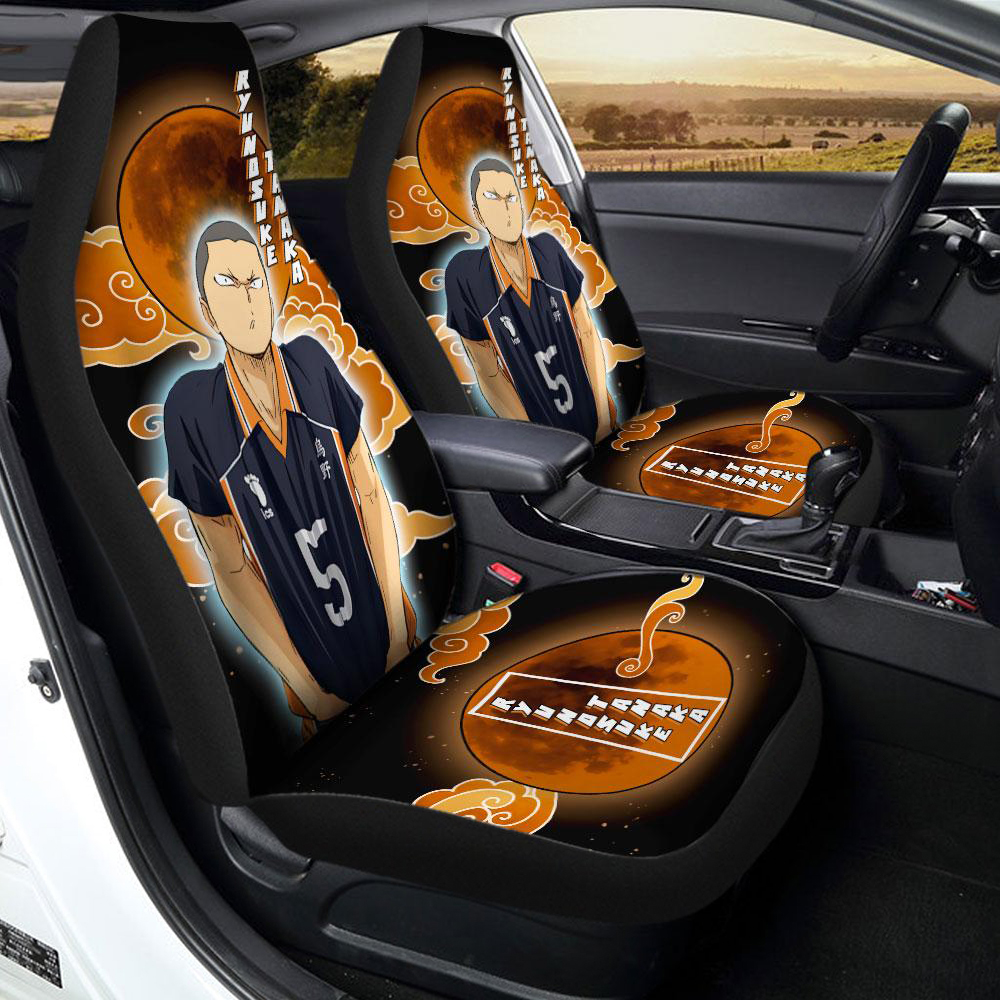 Ryunosuke Tanaka Car Seat Covers Custom Gifts For Haikyuu An | Inspire ...