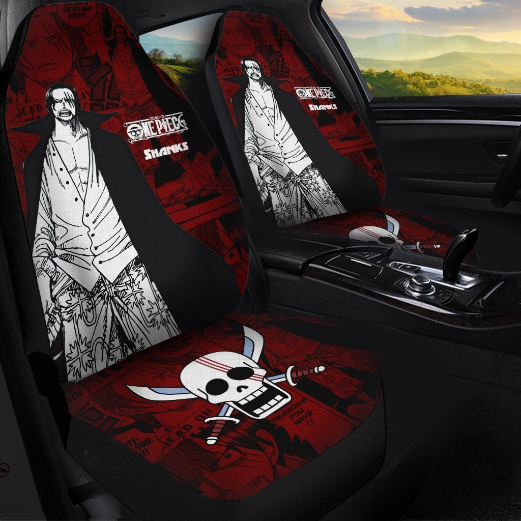 One Piece Shanks Car Seat Covers Custom Anime Mix Manga Car - Inspire ...