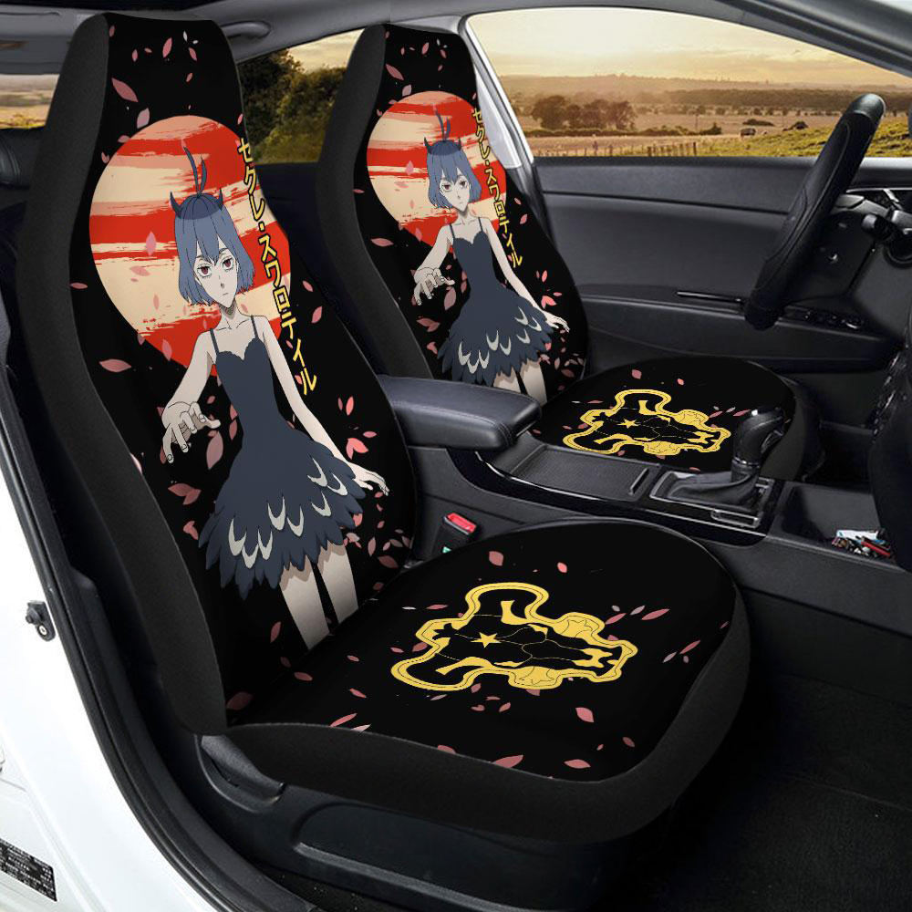 Nero Car Seat Covers Custom Black Clover Anime Car Interior - Inspire ...