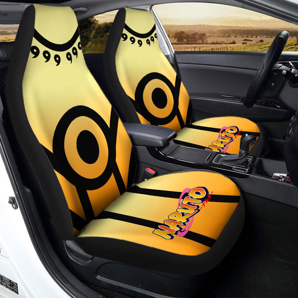 Naruto Kurama Mode Uniform Car Seat Covers Custom Naruto Ani | Inspire ...
