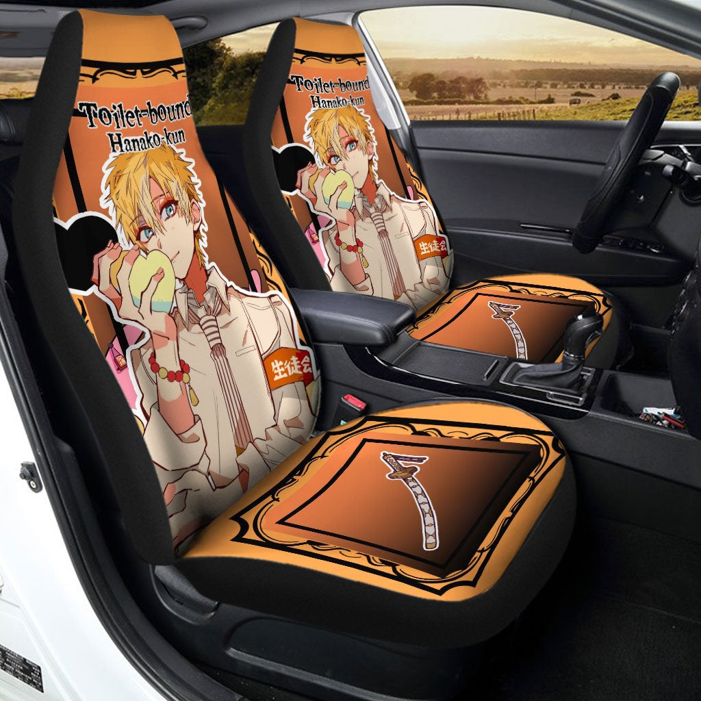 Minamoto Teru Car Seat Covers Custom Anime Toilet-bound Hana | Inspire ...