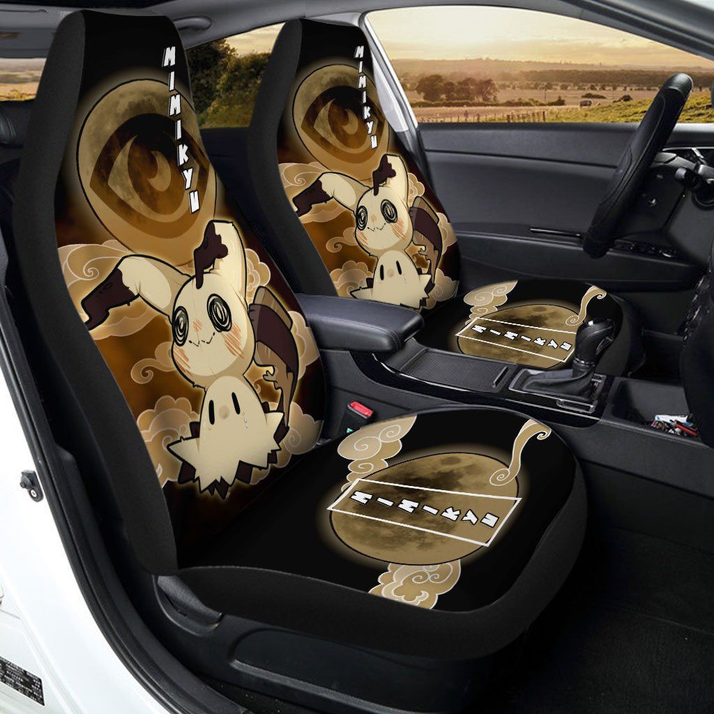 Mimikyu Car Seat Covers Custom Pokemon Anime Car Accessories - Inspire ...