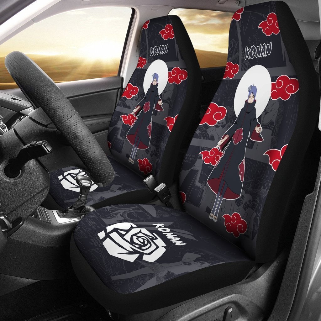 Konan Akatsuki Car Seat Covers Custom Naruto Anime Car Acces - Inspire ...