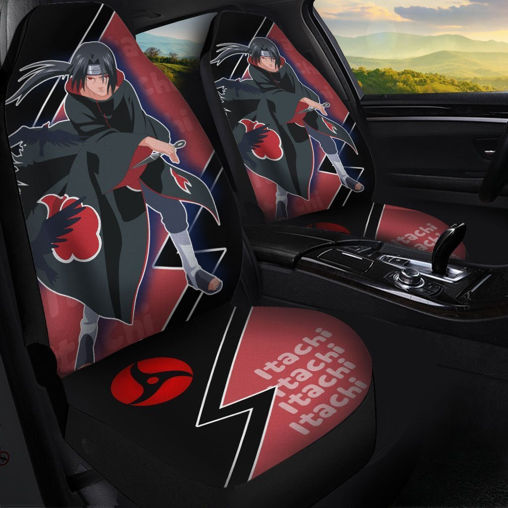 Itachi Akatsuki Car Seat Covers Custom Naruto Anime Car Inte | Inspire ...