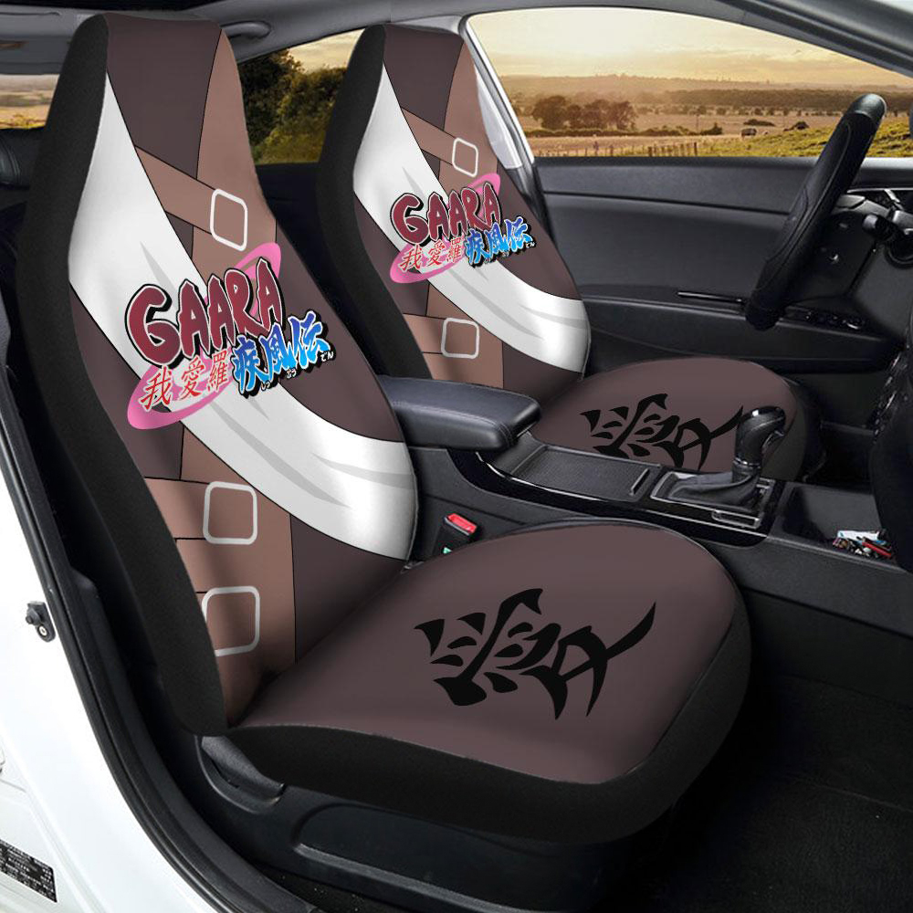 Gaara Uniform Car Seat Covers Custom Naruto Anime Car Interi | Inspire ...