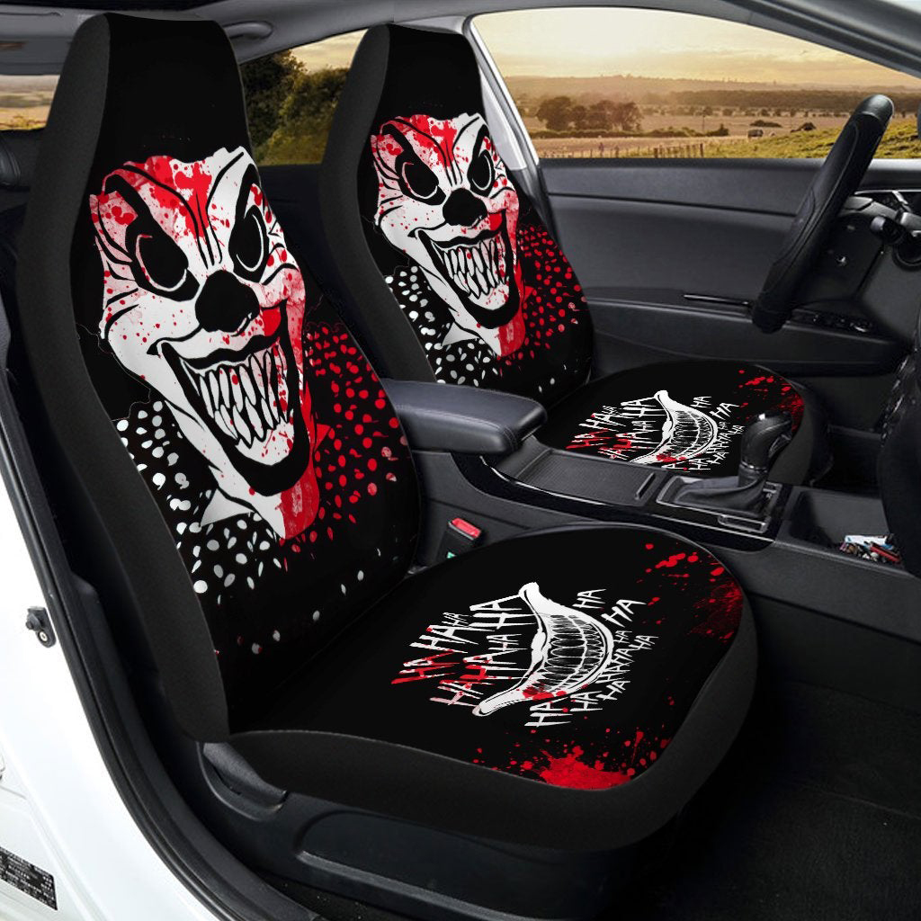 Creepy Evil Clown Face Car Seat Covers Custom Car Accessorie | Inspire ...