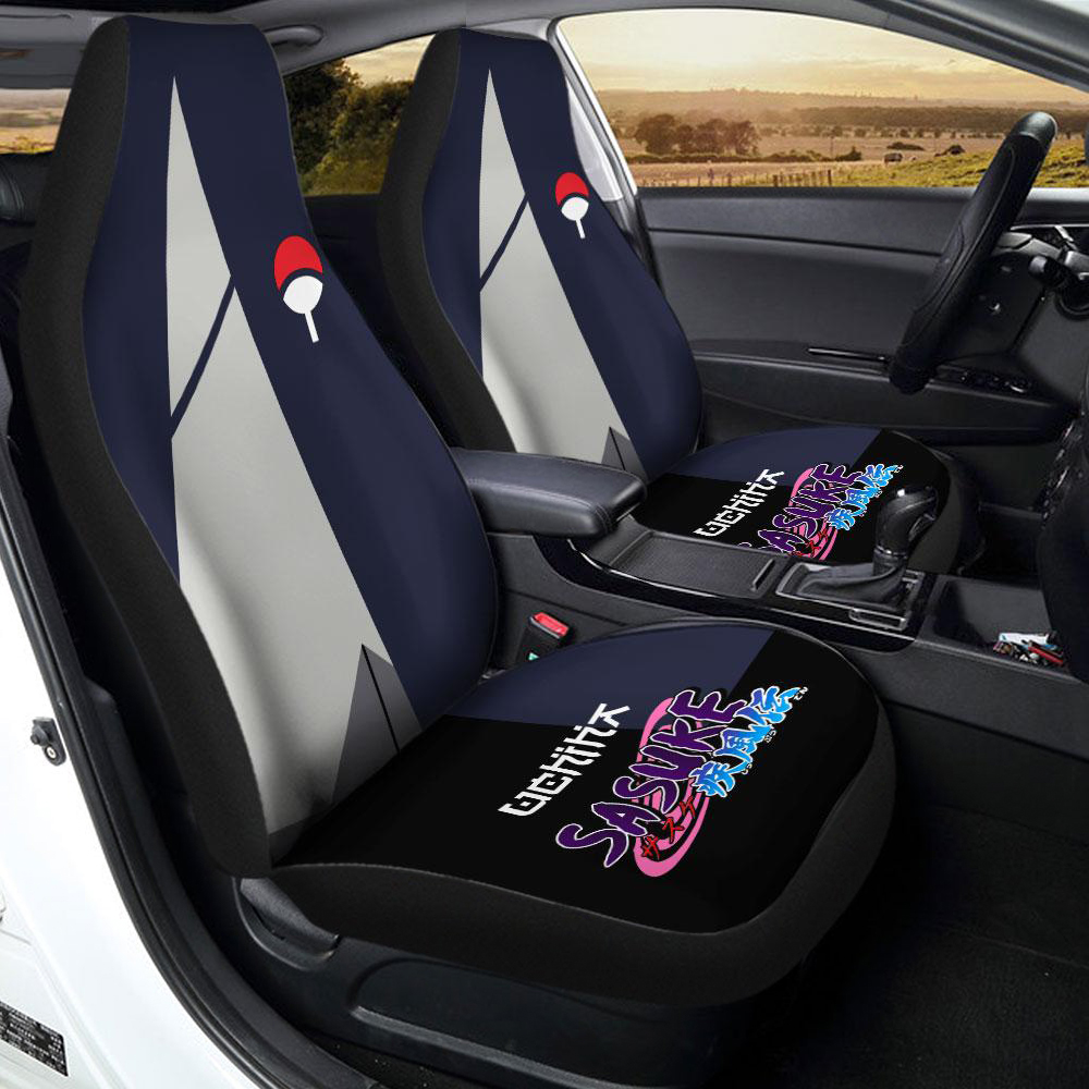 Boruto Sasuke Uniform Car Seat Covers Custom Naruto Anime Ca - Inspire ...