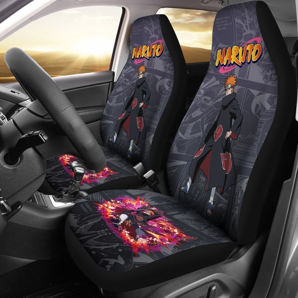 Akatsuki Pain Jutsu Car Seat Covers Custom Manga Anime Narut - Inspire ...
