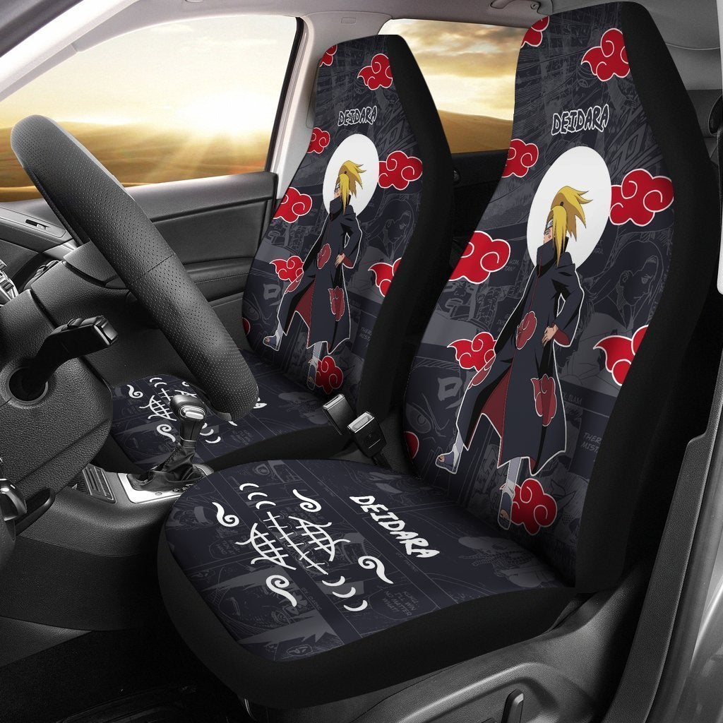 Akatsuki Deidara Car Seat Covers Custom Naruto Anime Car Acc | Inspire ...