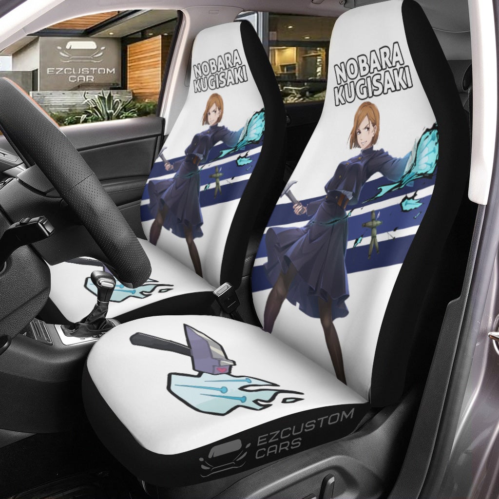 Nobara Car Seat Covers Custom Anime Jujutsu Kaisen Car Acces - Inspire ...