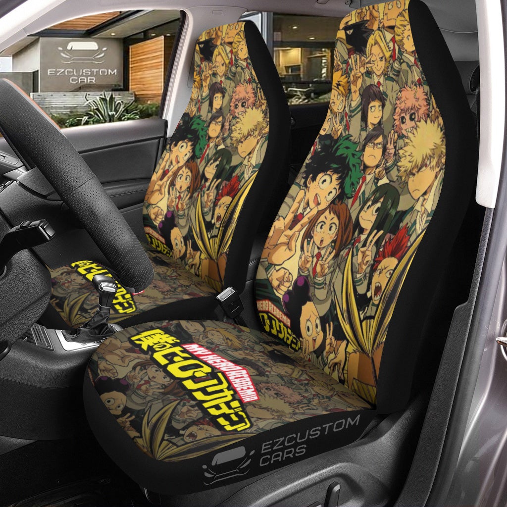 Mha All Characters Car Accessories Anime Car Seat Covers | Inspire Uplift