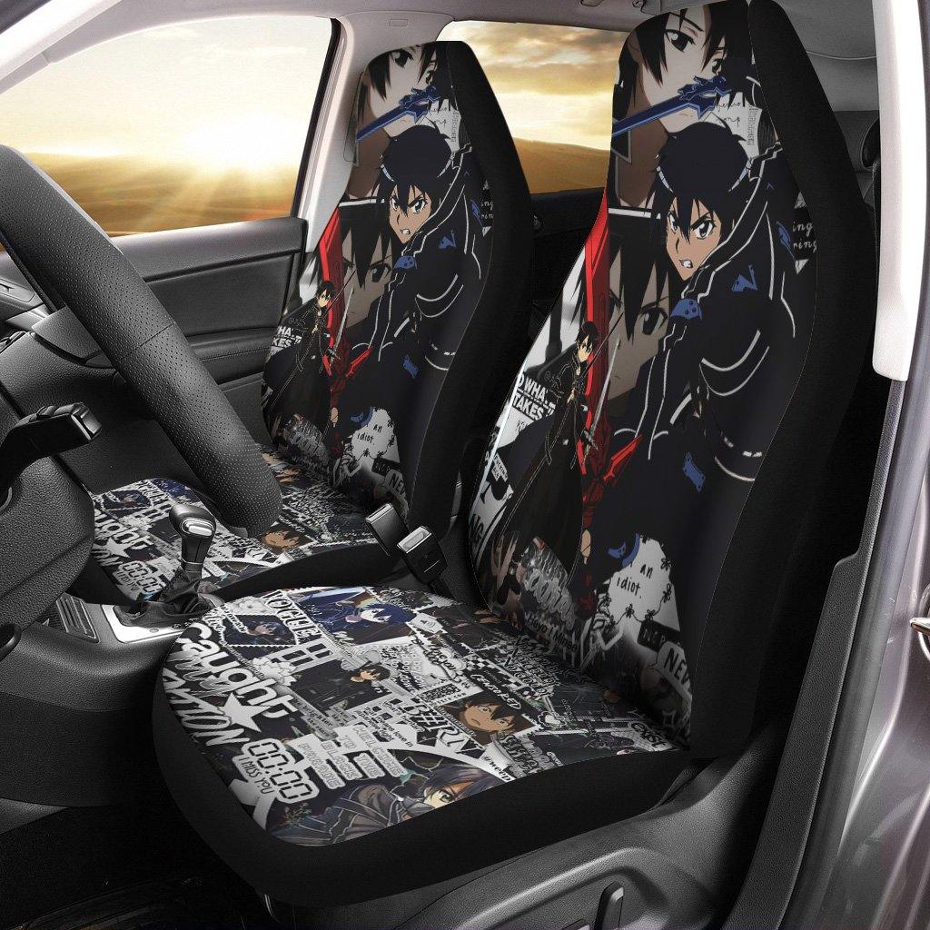 Kirito Sword Art Online Anime Car Seat Covers Fan Gift | Inspire Uplift