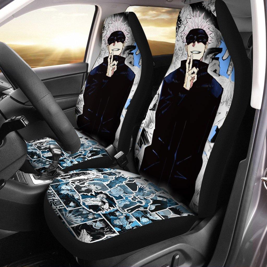 Jujutsu Kaisen Gojo Sensei Anime Custom Car Seat Covers - Inspire Uplift