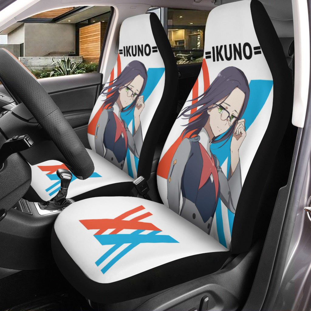 Ikuno Car Seat Covers Custom Darling In The Franxx Anime Car | Inspire ...