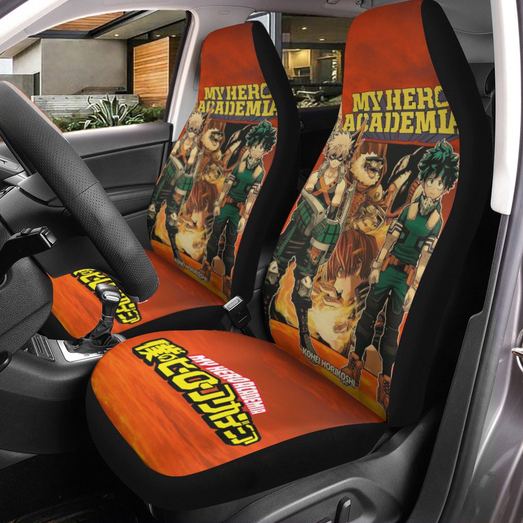 Deku X Kacchan Car Seat Covers Custom Mha Anime Car Accessor | Inspire ...