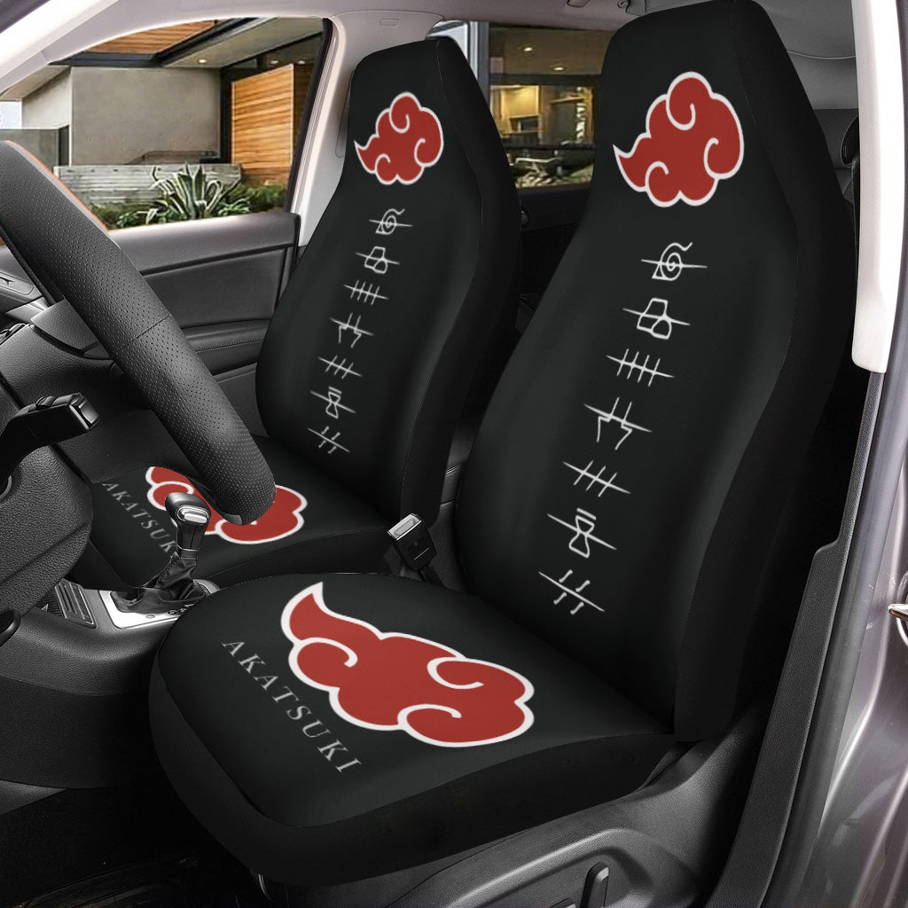 Akatsuki Car Seat Covers Hidden Village Symbols Naruto Car A | Inspire ...