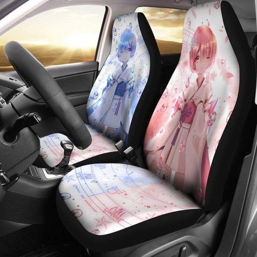 Re:zero Rem Ram Starting Life In Another World Custom Car Se - Inspire ...