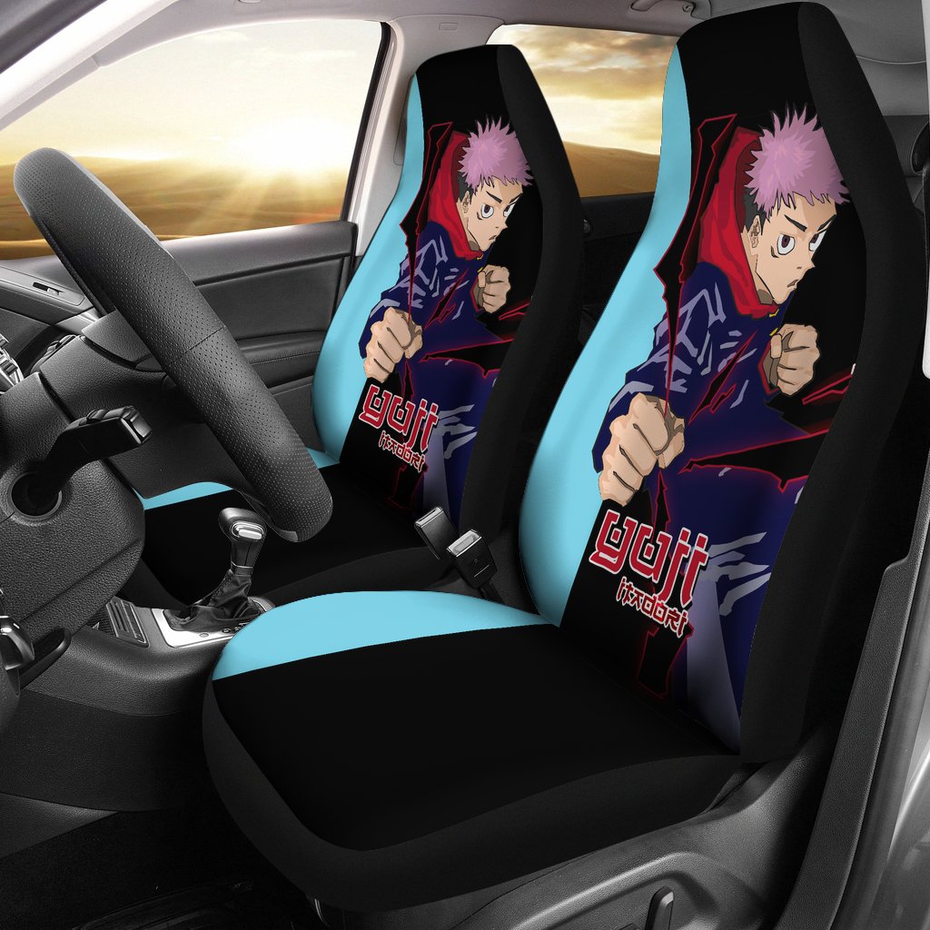 Yuji Itadori Car Seat Covers Fan Art Jujutsu Kaisen Anime Se | Inspire ...