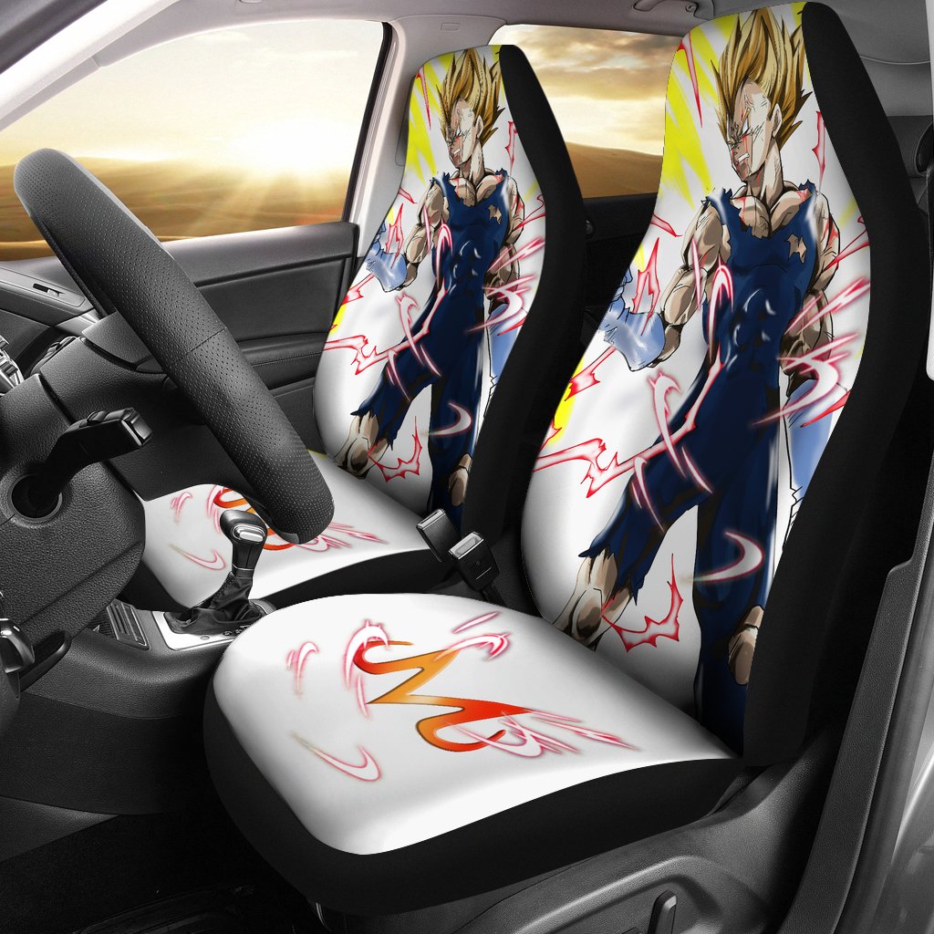 Vegeta Supper Saiyan Dragon Ball Z Red Car Seat Covers Anime - Inspire ...